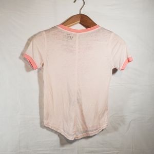 Disney | Tops | Disneys Minnie Mouse Medium Pink Somewhat Sheer Shirt ...